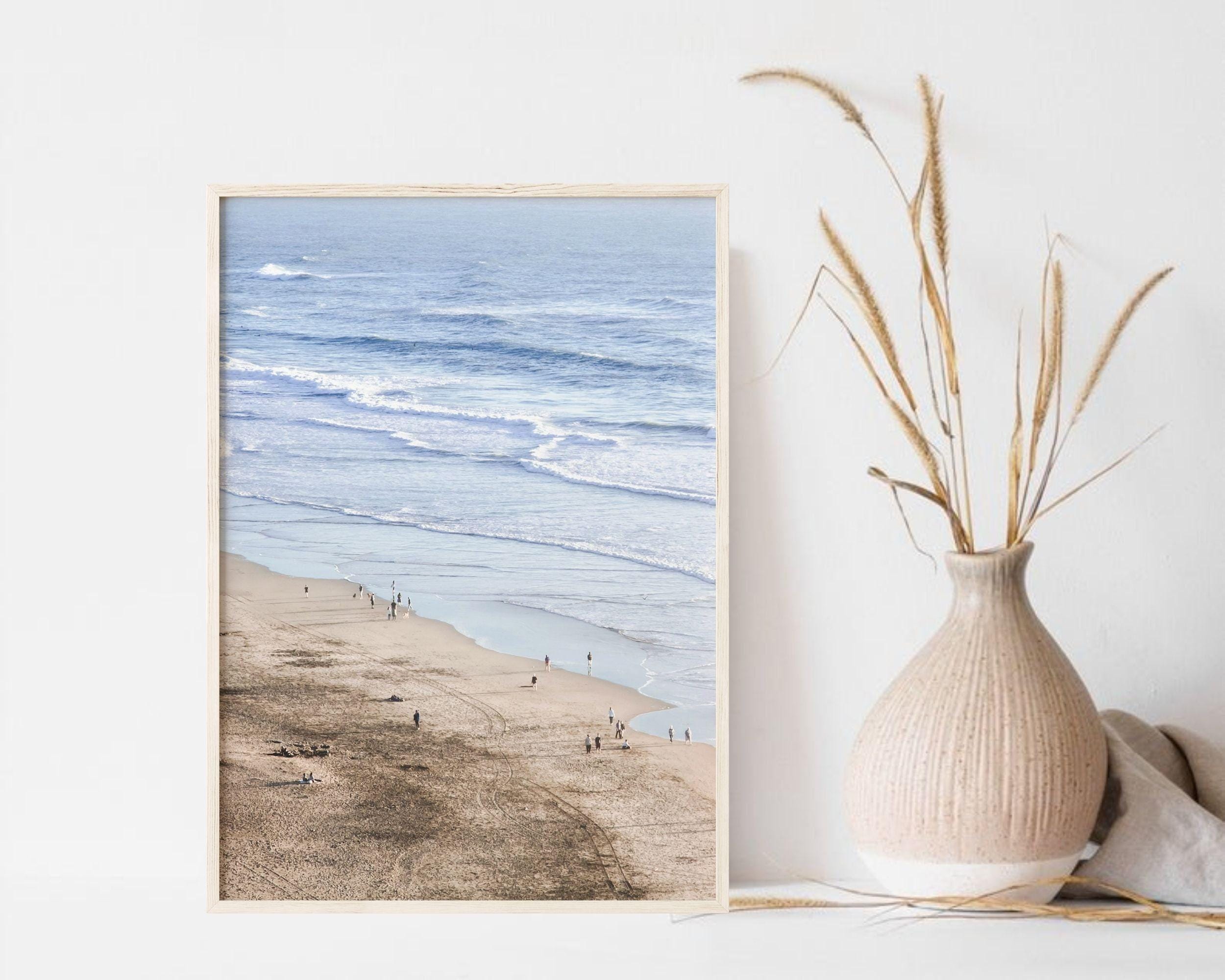Boho Beach Gallery Wall Set of 6 DIGITAL Prints, Aerial Beach Print Set ...