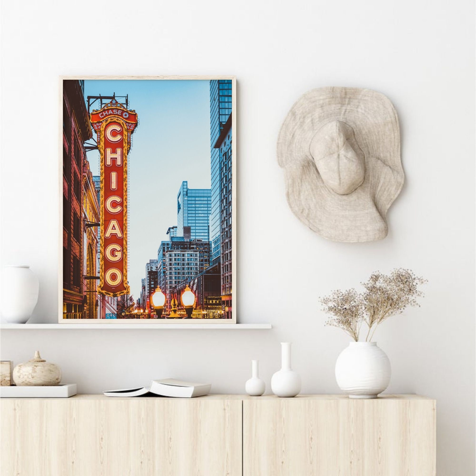 Chicago DIGITAL Print Chicago Theater Photography Print - Etsy