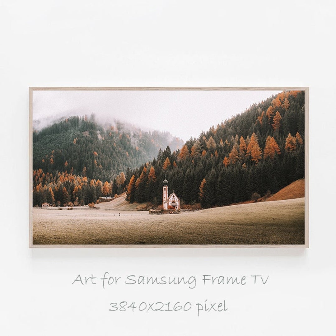Fall Forest 4K Frame TV Art, Landscape Samsung Frame Art Tv, Autumn ...