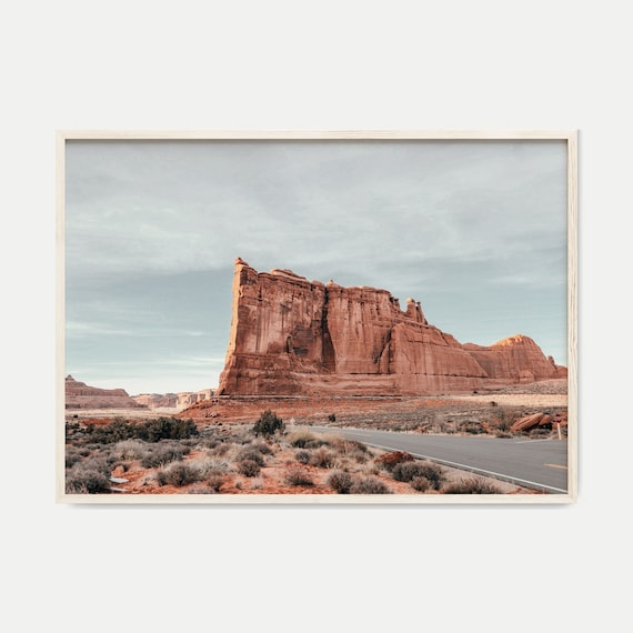 Desert Landscape Print Arizona Desert Printable Poster | Etsy