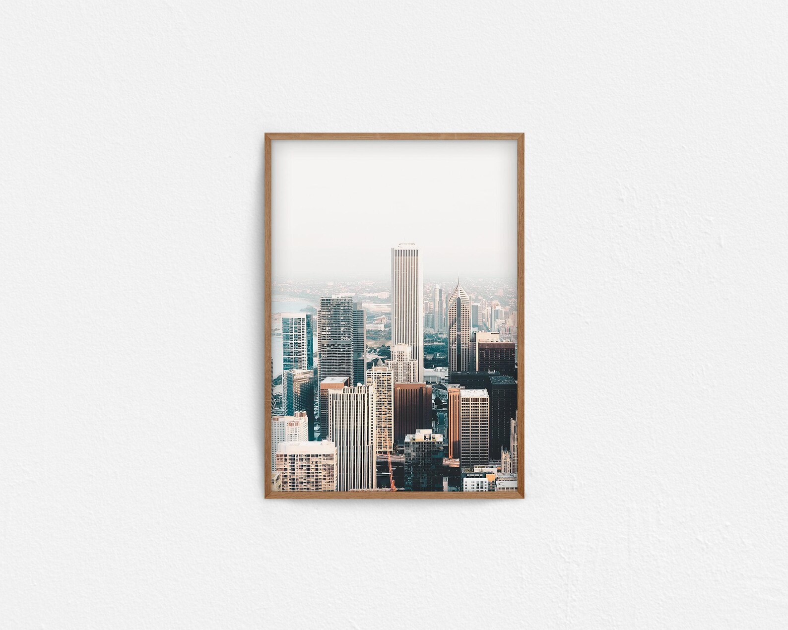 Printable Chicago Skyline Large Wall Art, Set of 2 Chicago Digital ...