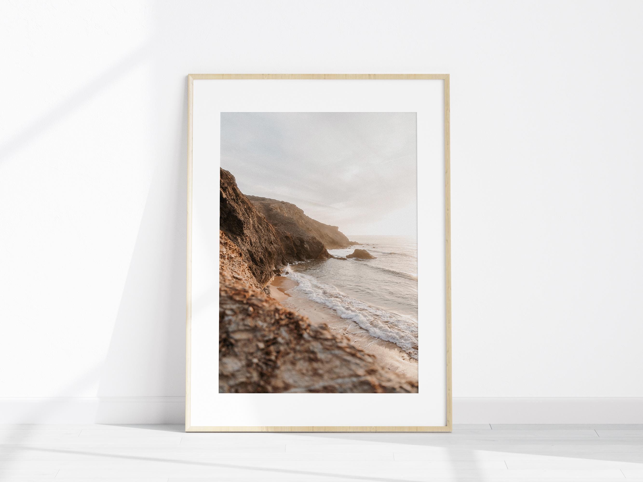 Coastal Wall Art, Boho Beach Set of 3 Prints, Printable Ocean Waves ...