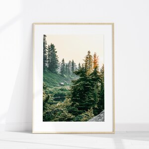 Mountain Set of 3 Prints, Printable Nature Landscape 3 Pieces Wall Art ...