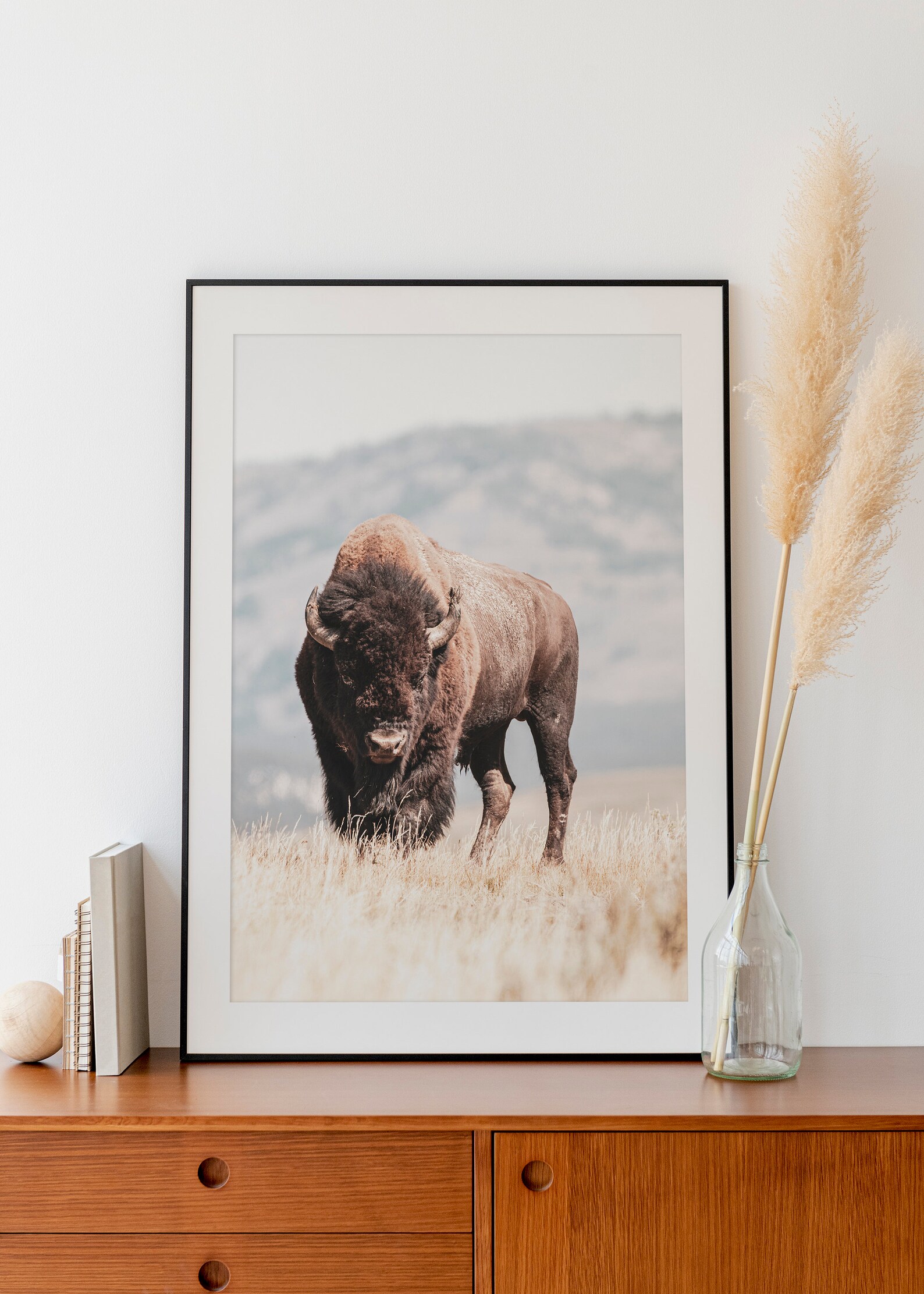 Printable Buffalo Wall Art Bison Print DIGITAL Southwestern | Etsy
