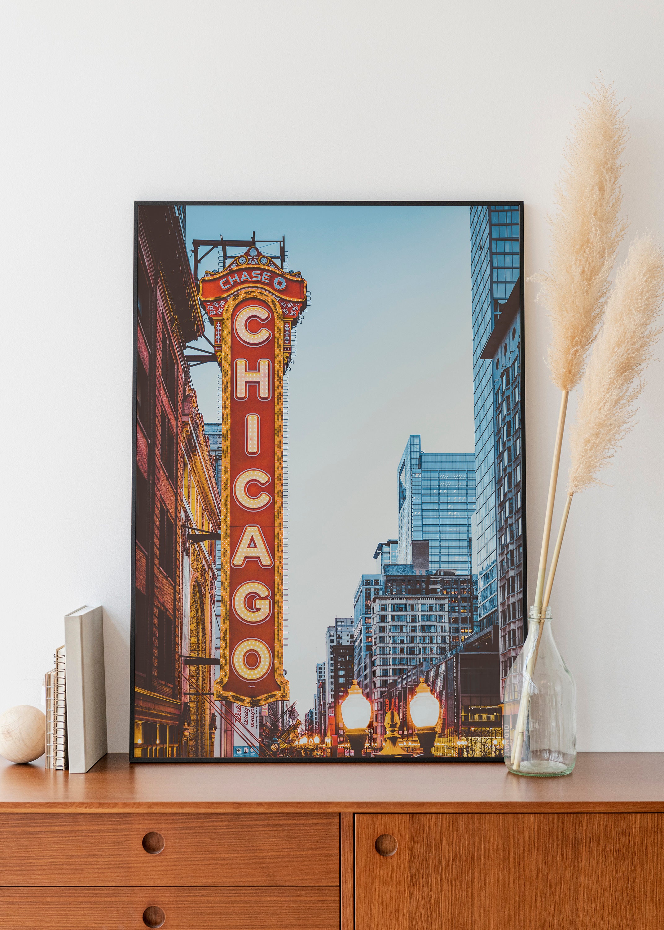 Chicago DIGITAL Print Chicago Theater Photography Print - Etsy