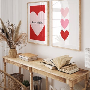 Valentine's Day Prints Bundle, Gallery Wall Set of 18 Printable Wall ...