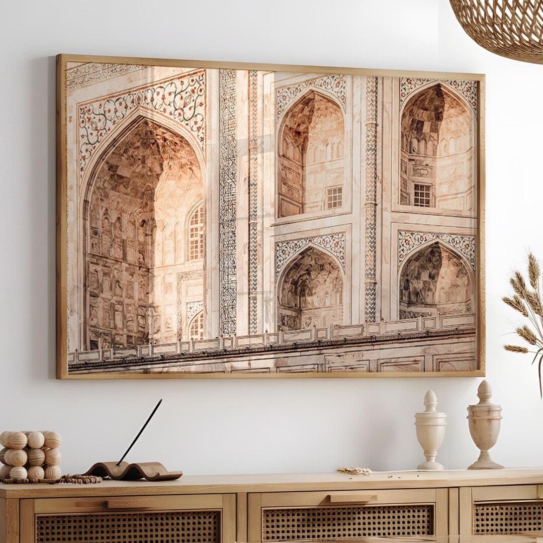 Printable Taj Mahal Photography, India Temple Large Wall Art, Boho Wall ...
