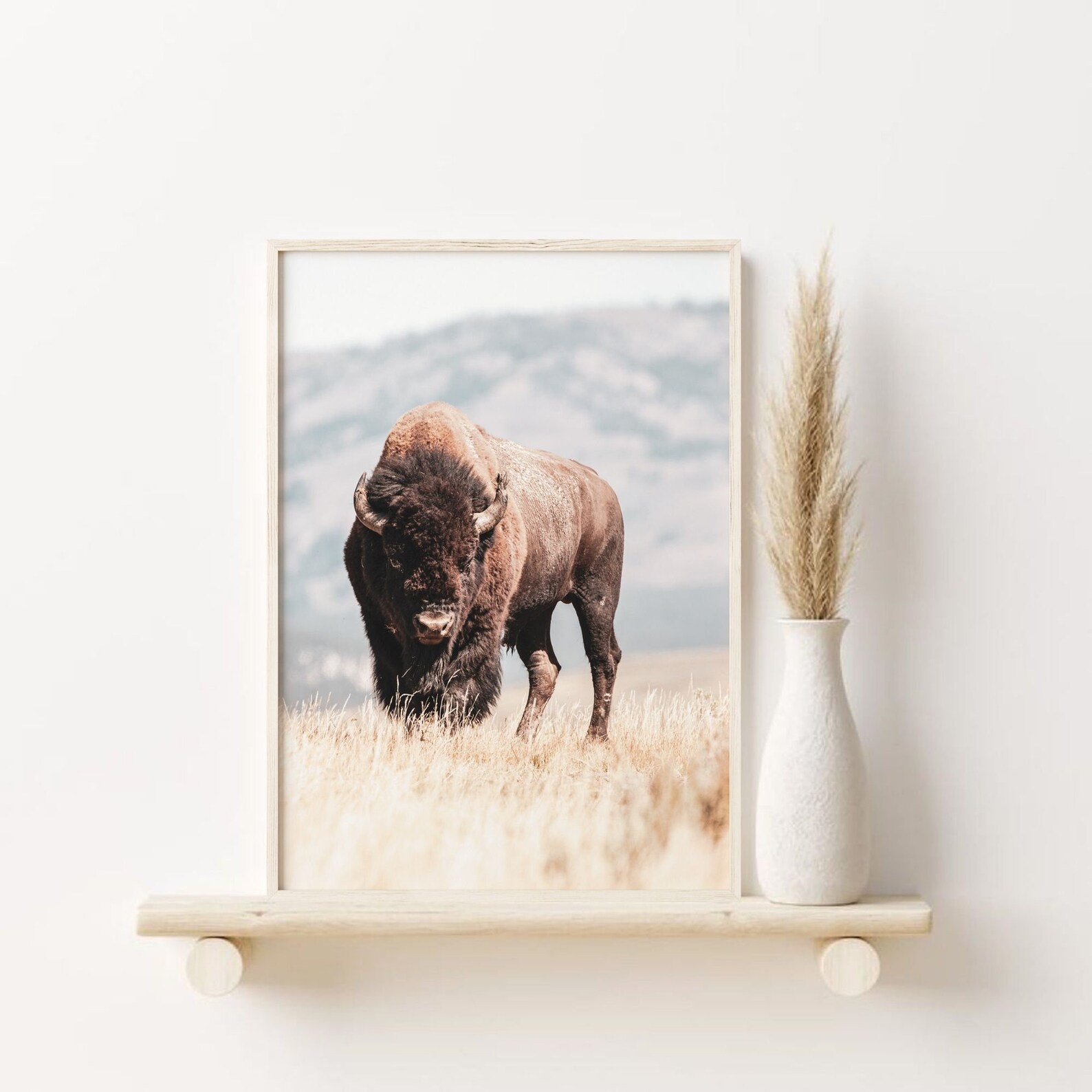 Printable Buffalo Wall Art Bison Print DIGITAL Southwestern - Etsy