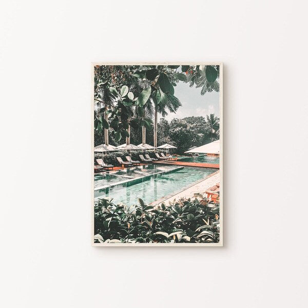 Bohemian Pool Print - Etsy