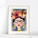 Frida Kahlo Portrait Print, Printable Feminist Wall Art, Girl Power ...