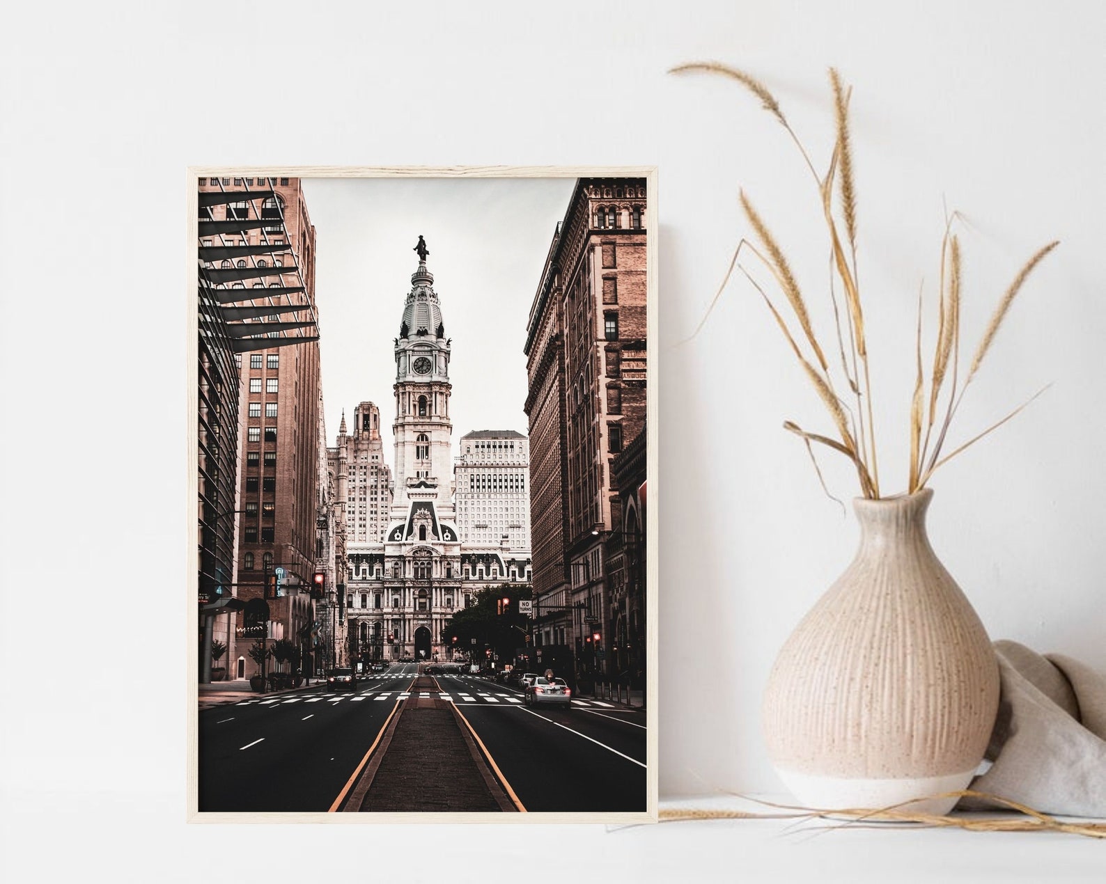 Philadelphia Set of 3 Prints Printable Philadelphia City Hall - Etsy