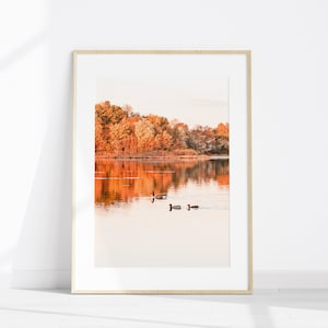 Printable Fall Set of 6 Prints, Autumn 6 Pieces Large Wall Art, Fall ...