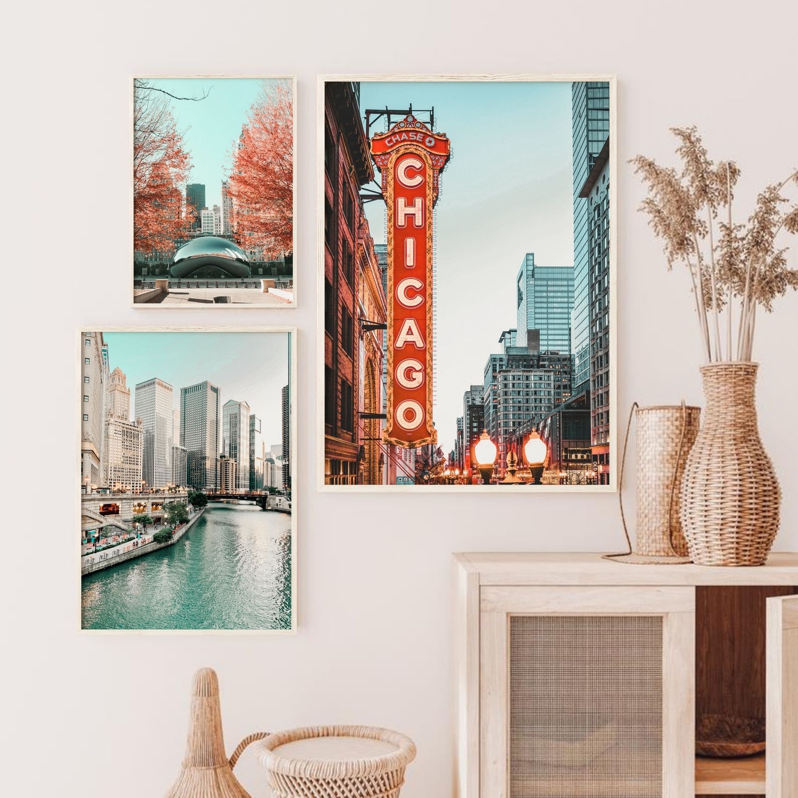 Set of 3 Chicago DIGITAL Print Chicago Theater Photography - Etsy