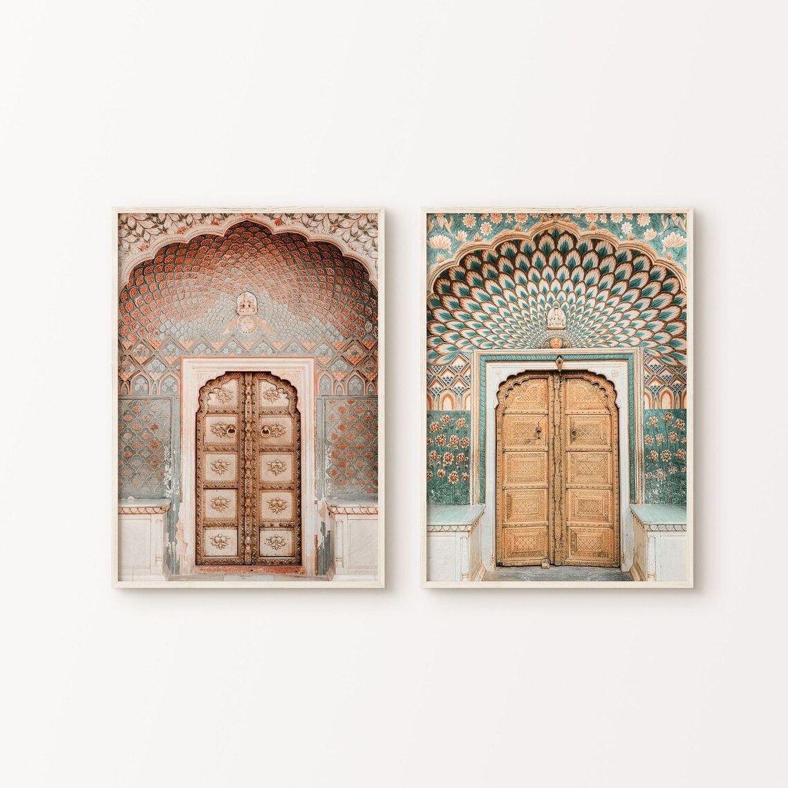 Set of 2 Boho Doors DIGITAL Prints Arabic Large Wall Art Set - Etsy