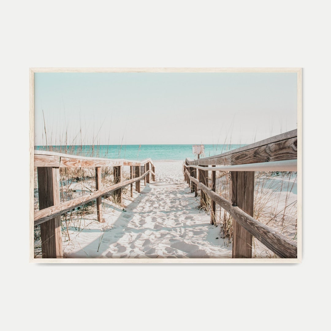Printable Landscape Beach Photography, Ocean Print, Sand Dunes Large ...