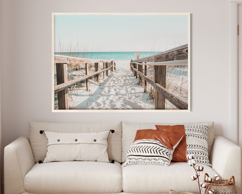 Printable Landscape Beach Photography Ocean Print Sand Dunes - Etsy