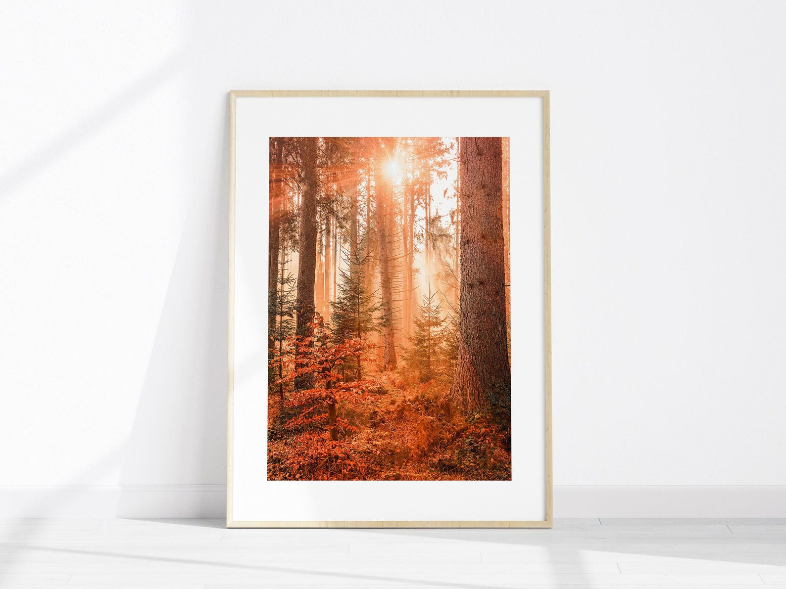 Printable Fall Set of 6 Prints, Autumn 6 Pieces Large Wall Art, Fall ...