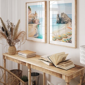 Mediterranean Prints Bundle, Printable Amalfi Coast Wall Art, Santorini ...