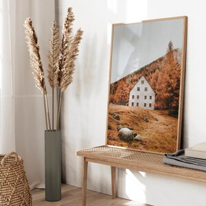 Fall Landscape Printable Photography, Autumn Forest Large Wall Art ...