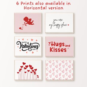 Valentine's Day Prints Bundle, Gallery Wall Set of 18 Printable Wall ...