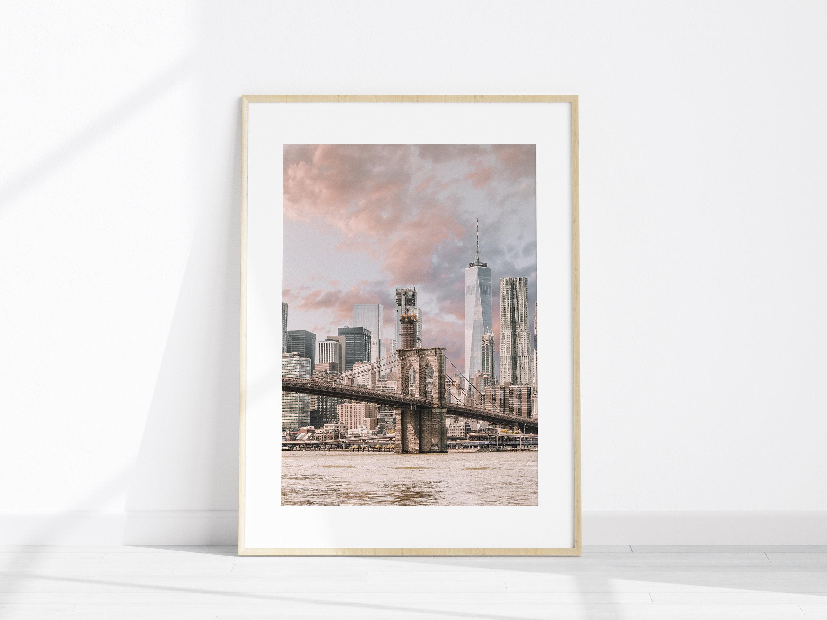 Printable Set of 2 New York City Photography, Nyc Skyline 2 Pieces Wall ...