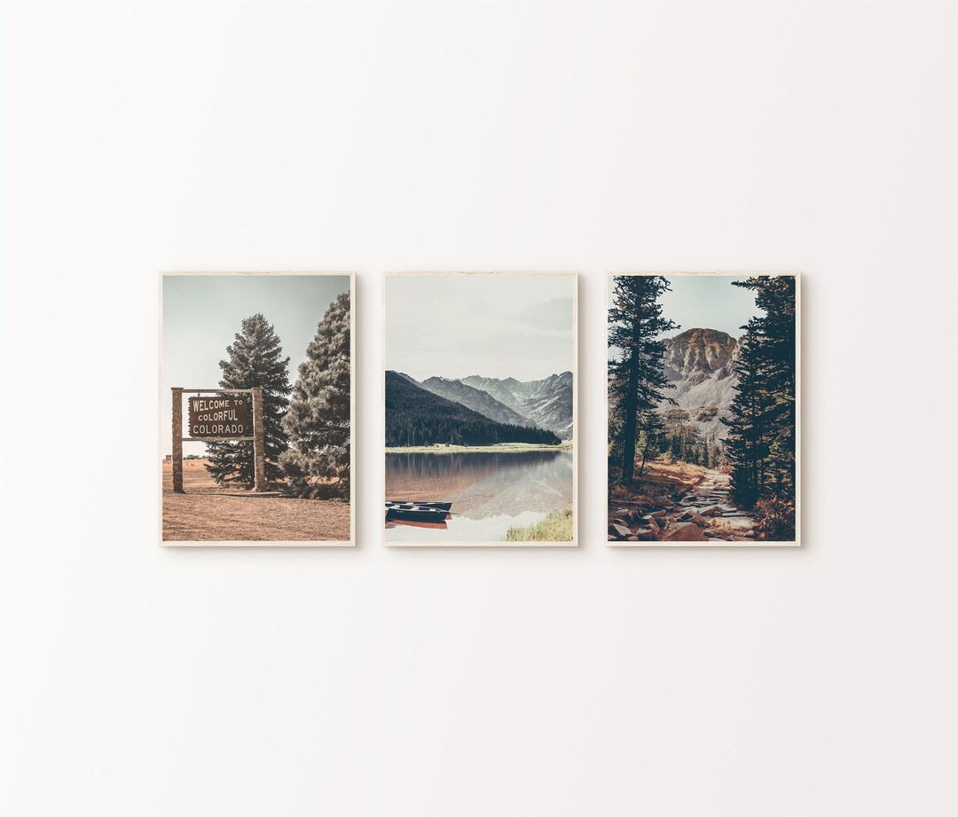 Printable Colorado 3 Pieces Wall Art Colorado Set of 3 - Etsy