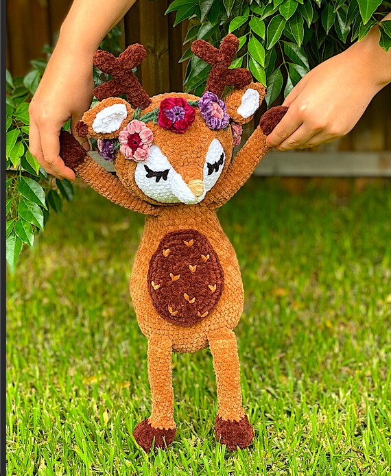 Dixie Deer Crochet Pattern Amigurumi Sweetheart Snuggle | Etsy