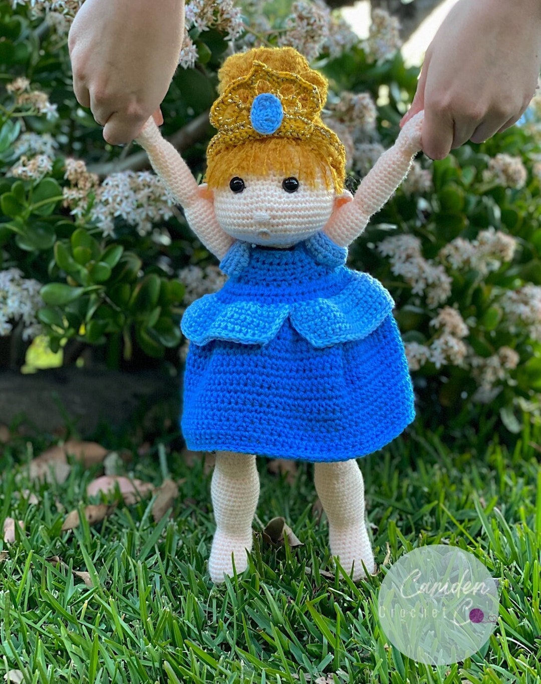 Cinderella Cinder Princess Doll Crochet Pattern Amigurumi - Etsy