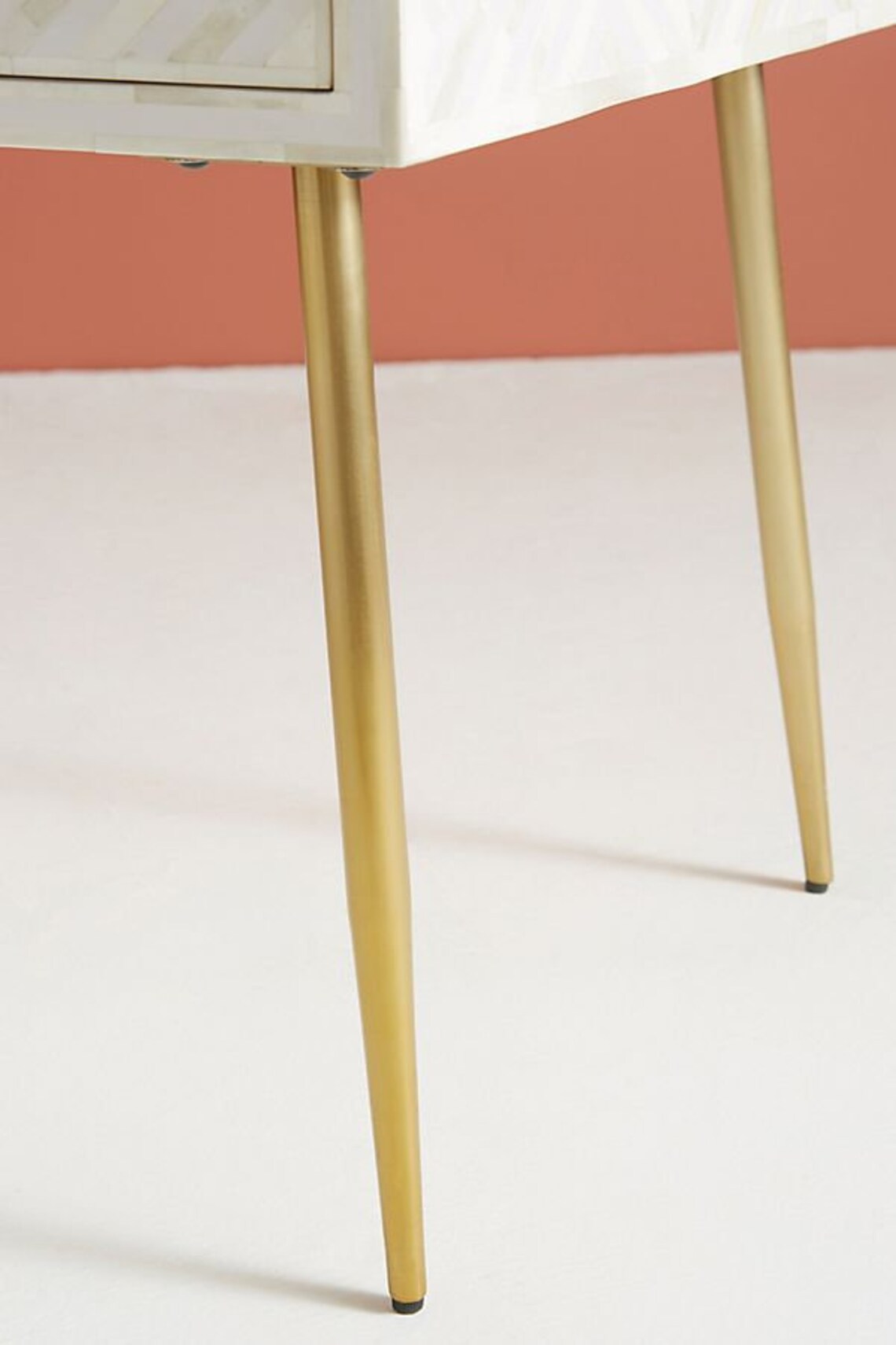 Bone Inlay Optical Design Console Table White Bone Inlay - Etsy