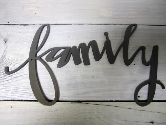 Family Metal Sign - Etsy