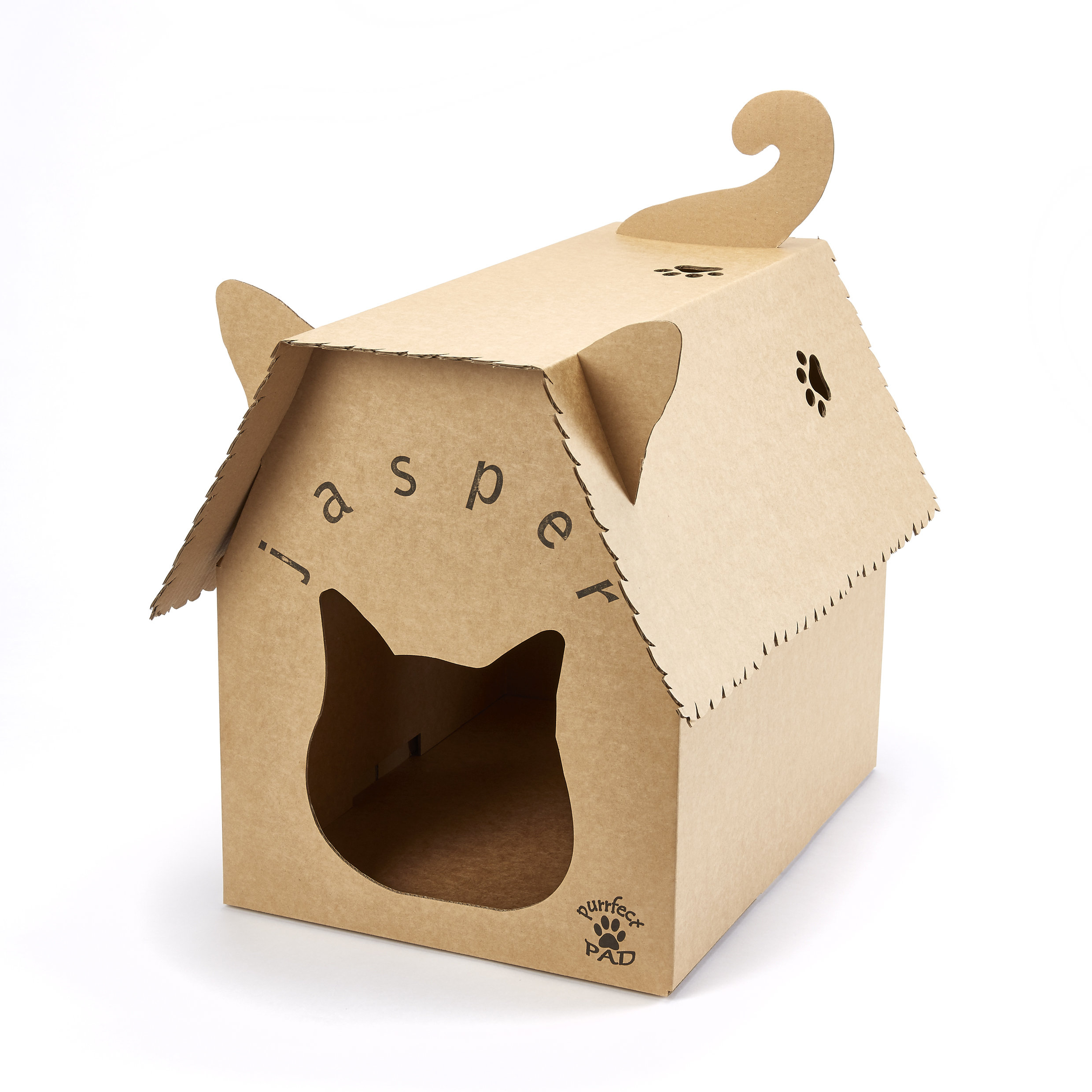 Personalised Cardboard Cat House. Unique Fun Hideaway. - Etsy