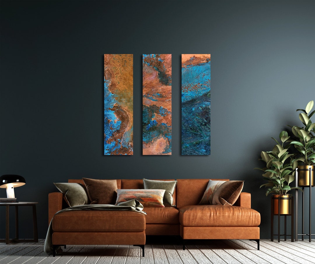 Copper Wall Art, Copper Pictures, Patinated Copper Art, Copper ...