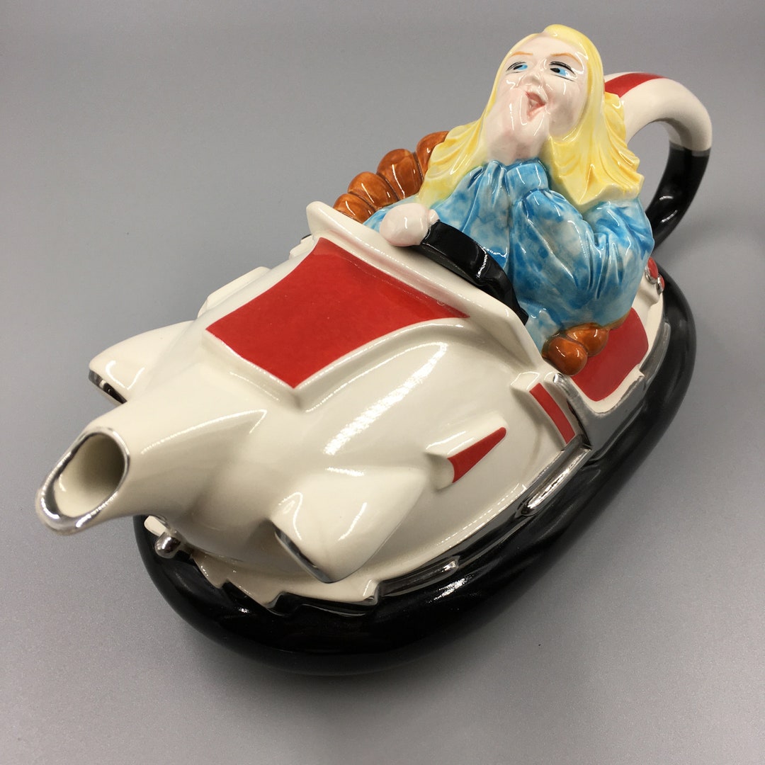 Silver Crane Teapot Bumper Car - Etsy UK