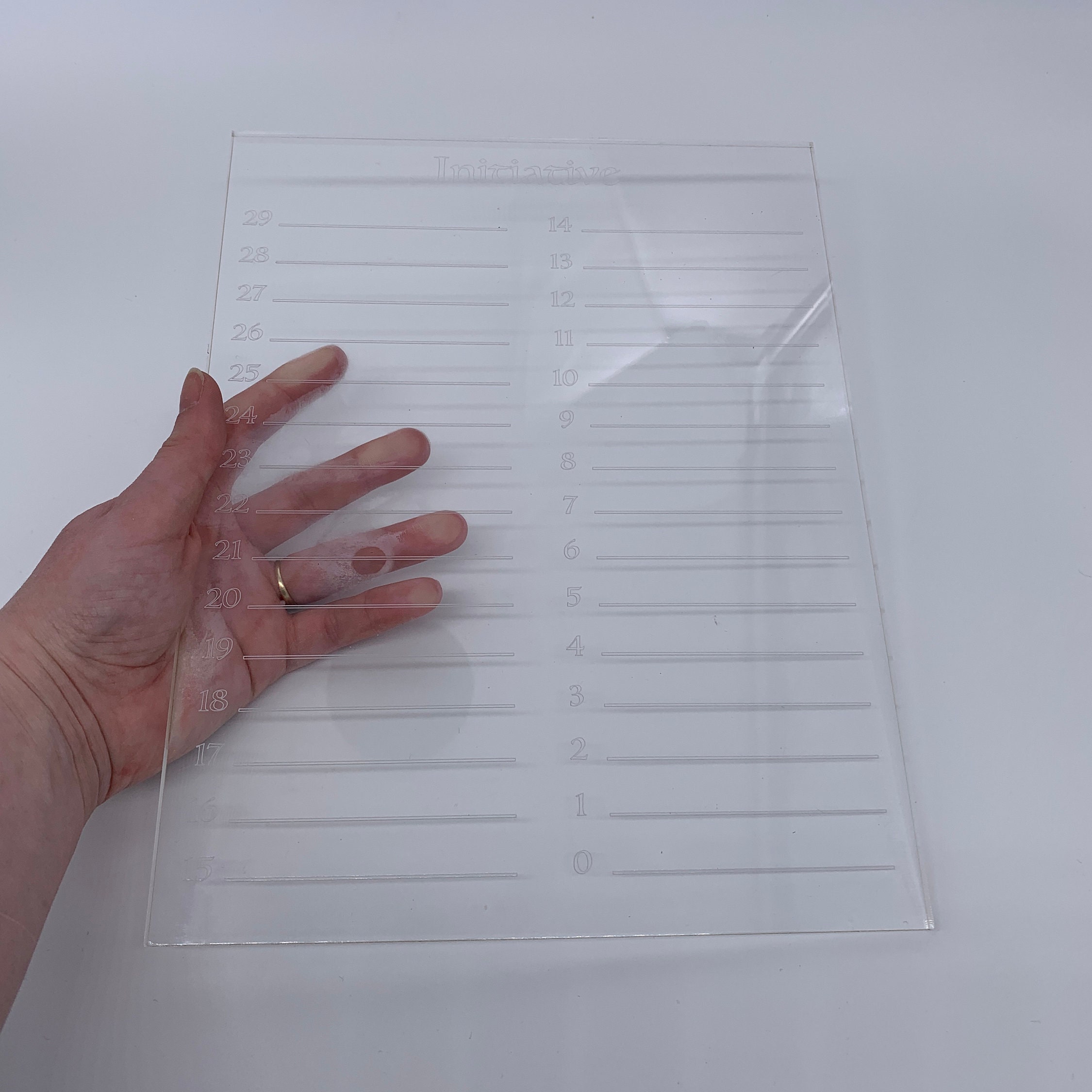 Clear Acrylic Initiative Tracking Board - Etsy
