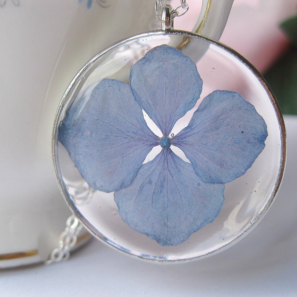 Hydrangea Necklace - Etsy