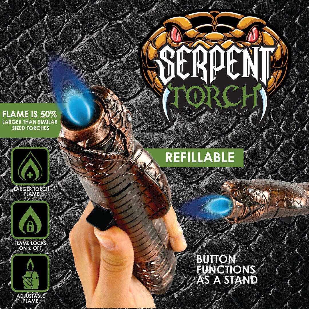 Jumbo Serpent Torch Lighter in Stock Now - Etsy