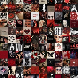 110 PCS Rockstar Girlfriend Aesthetic Wall Collage Kit Grunge Rockstar ...