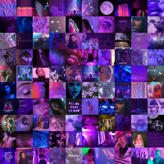 100 PCS Euphoria Wall Collage Kit Euphoria Aesthetic Photo - Etsy