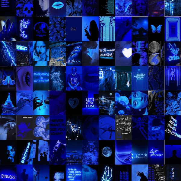 Collage Kit Blue - Etsy