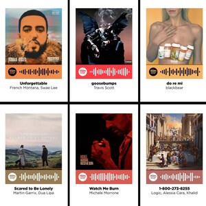 100 PCS CUSTOM Song Polaroid Wall Collage Personalized Song Collage ...