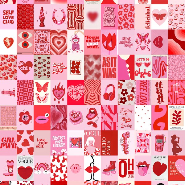 Preppy Wall Collage - Etsy