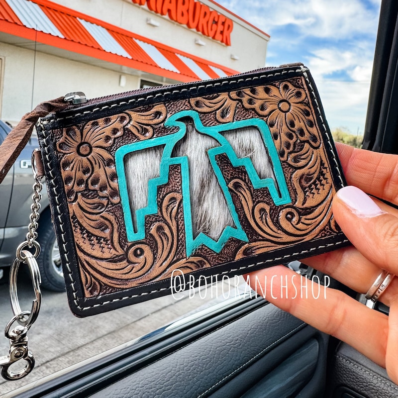 Cowhide Purse Longhorn - Etsy