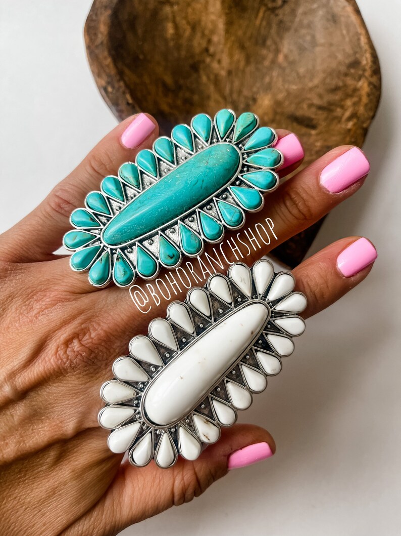STATEMENT BIG RING Oversized Western Ring Statement Ring - Etsy