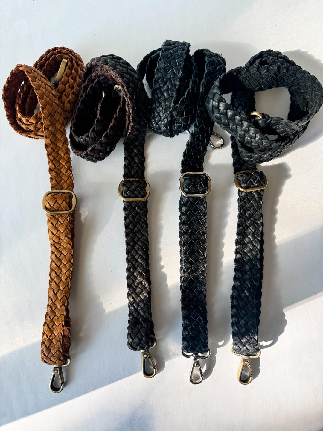 BRAIDED LEATHER PURSE Strap | Western Leather Purse Strap | Crossbody ...