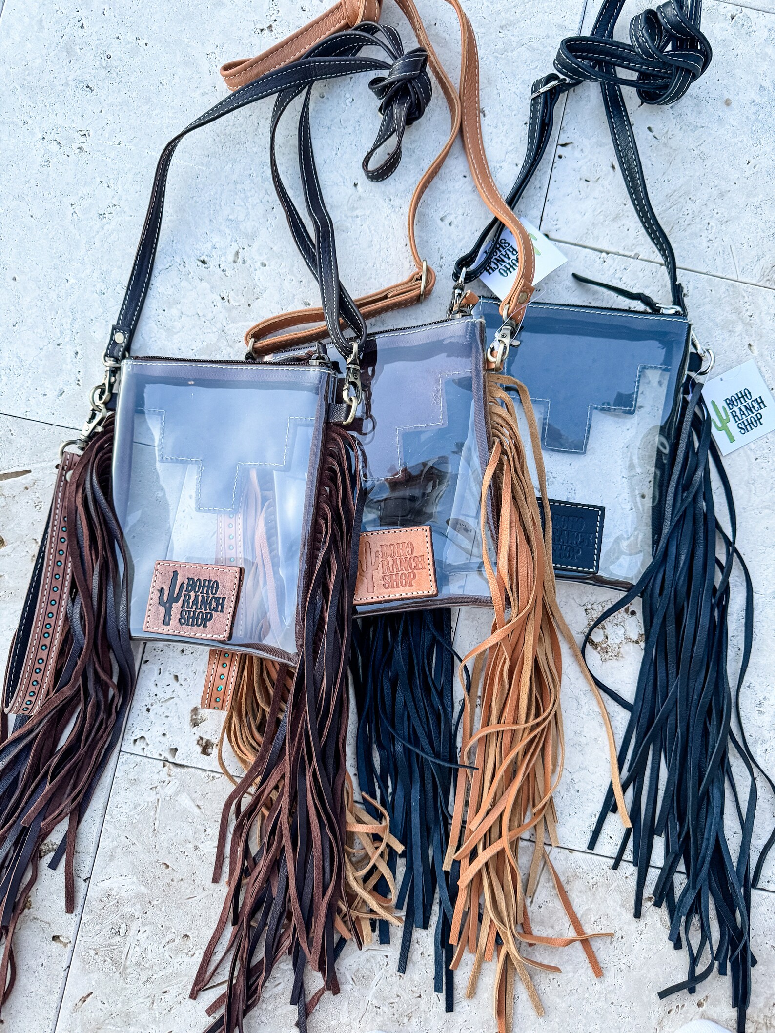 SHAYNE CLEAR - LARGE Crossbody | Hand Tooled Western Festival Concert ...