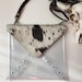 COWHIDE CLEAR PURSE | Western Concert Bag Purse Clear Stadium Bag ...
