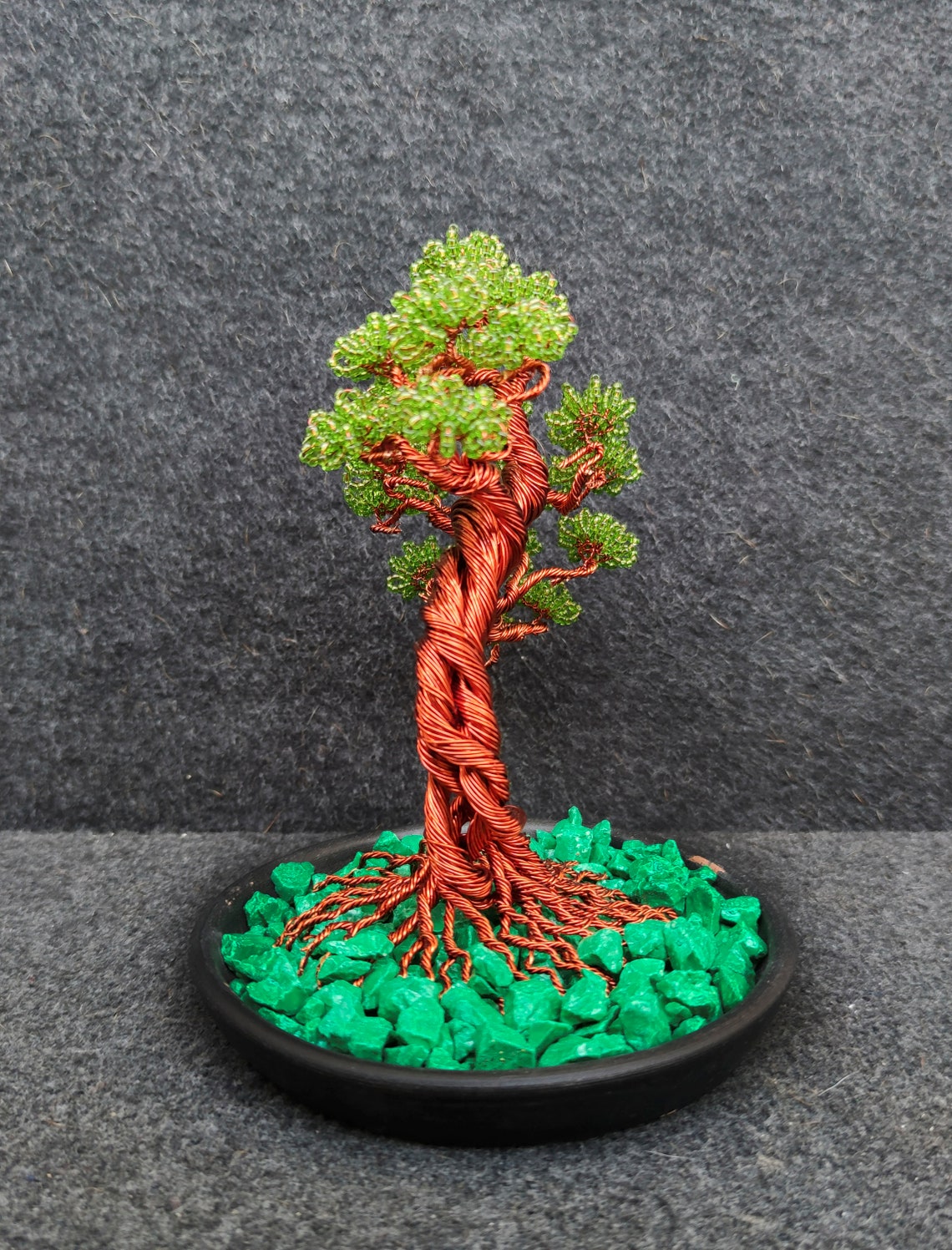 Copper Bonsai / Bonsai Sculpture Home Decor / Personalized Gift / Wire ...