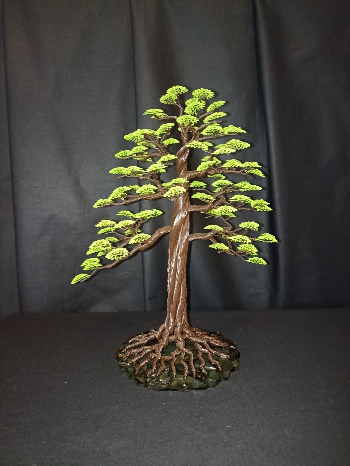 Bonsai Metal Tree Gift for Him Handmade Copper Tree Bonsai Sculpture ...