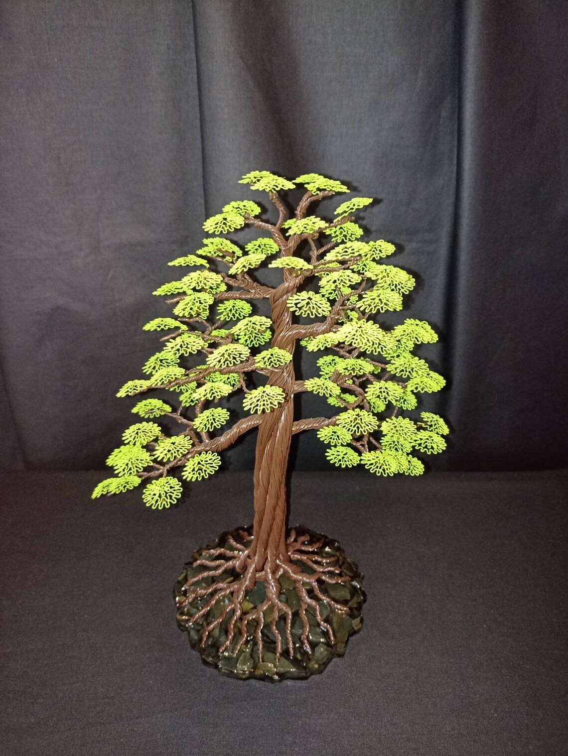 Bonsai Metal Tree Gift for Him Handmade Copper Tree Bonsai Sculpture ...