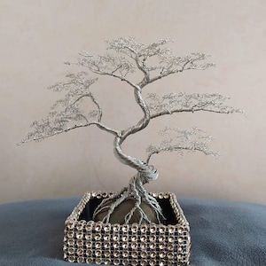 Handmade Metal Bonsai Tree / Home Decor / Bonsai Sculpture / Office ...